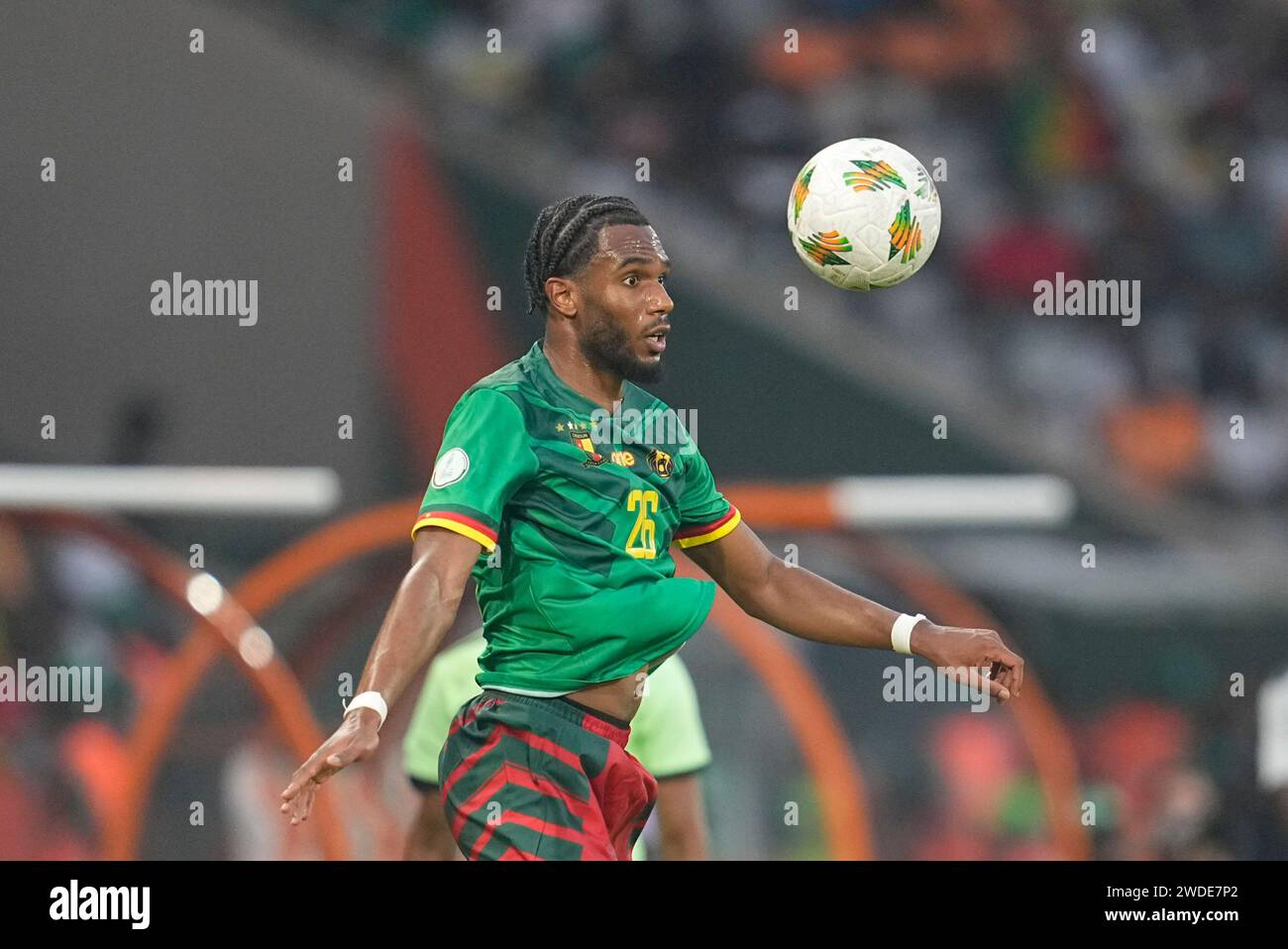 January 19 2024: Enzo Gianni Tchato Mbiayi (Cameroon) // during a ...