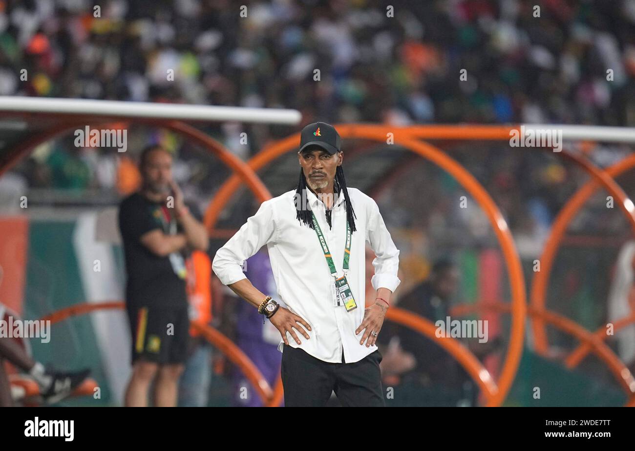 January 19 2024: Rigobert Song (Cameroon) // during a African Cup of ...