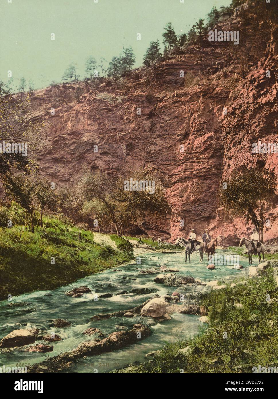 Vale of Minnekahta, Hot Springs, Fall River County, South Dakota 1901 ...