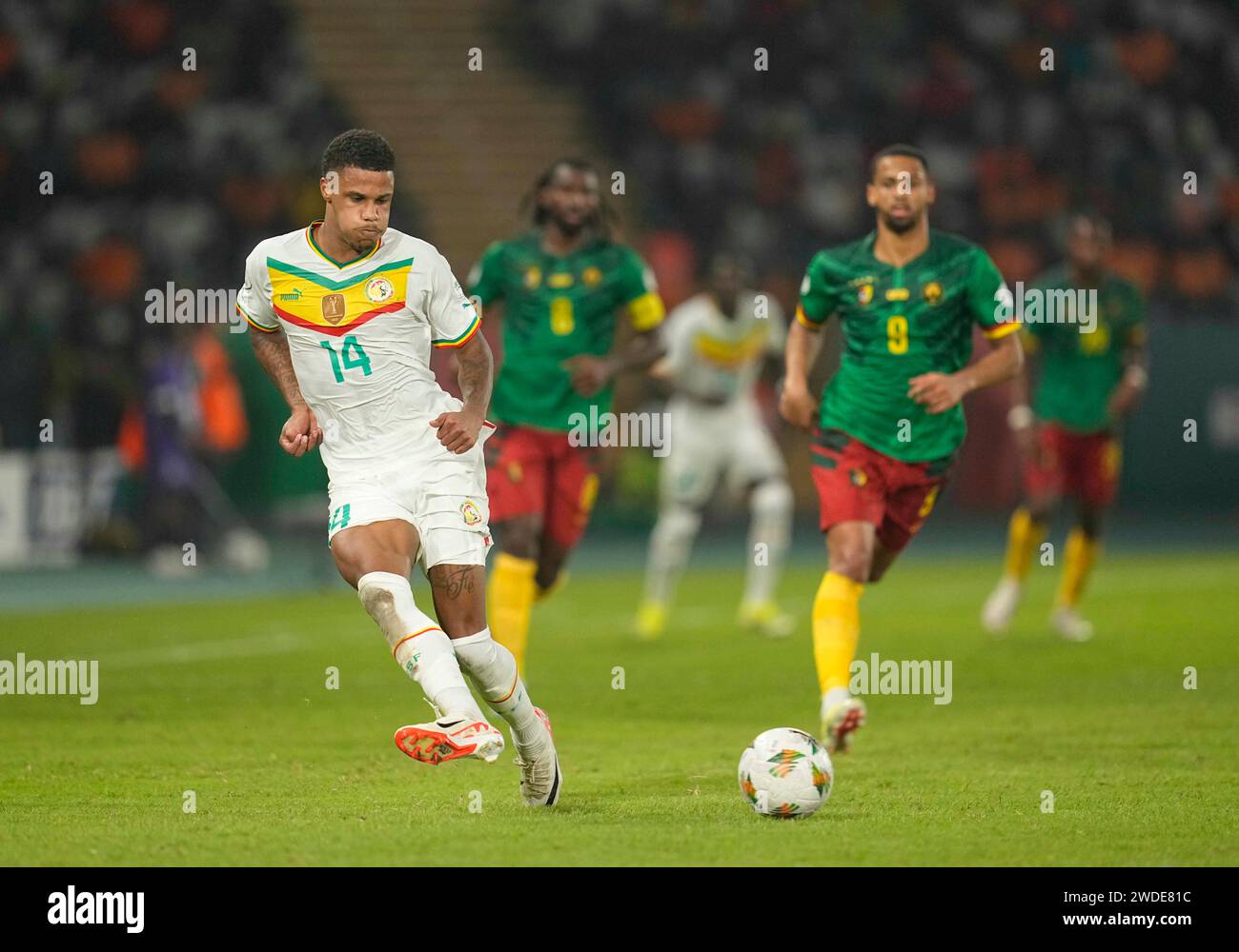 January 19 2024: Ismail Joshua Jakobs (Senegal) // during a African Cup ...