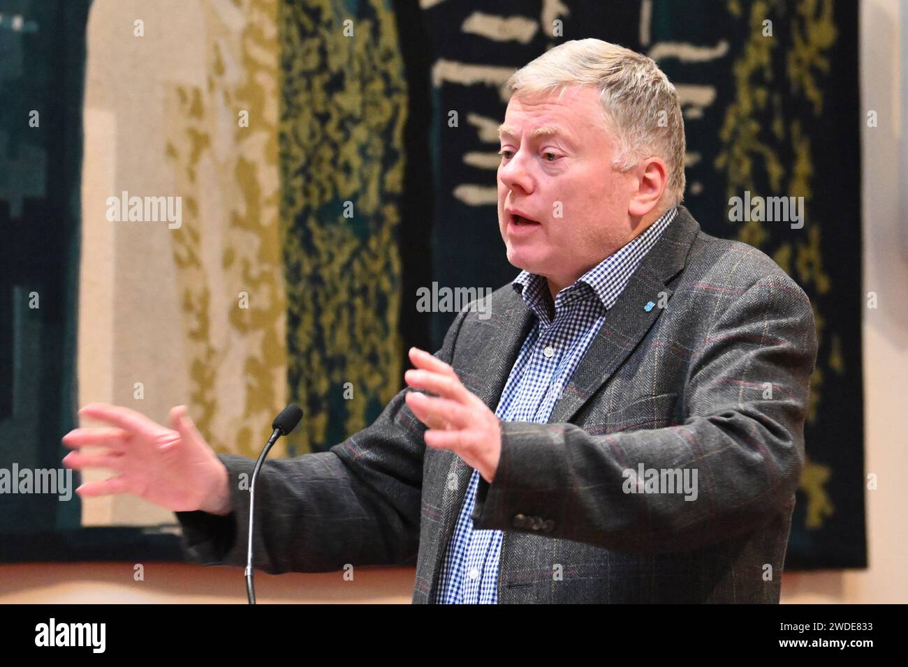London, UK. 20 January 2023. Lord Roy Kennedy speaking at the 2024 ...