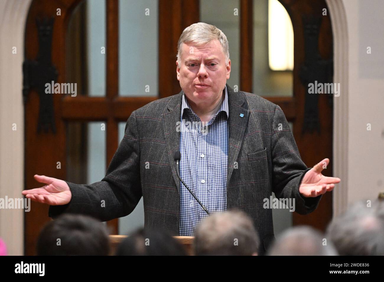 London, UK. 20 January 2023. Lord Roy Kennedy speaking at the 2024 ...