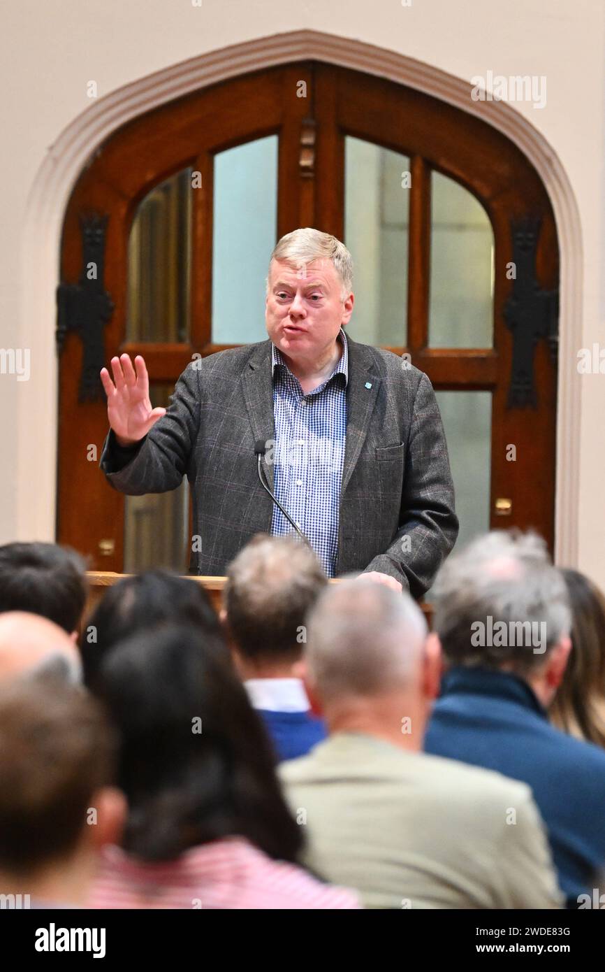 London, UK. 20 January 2023. Lord Roy Kennedy speaking at the 2024 ...
