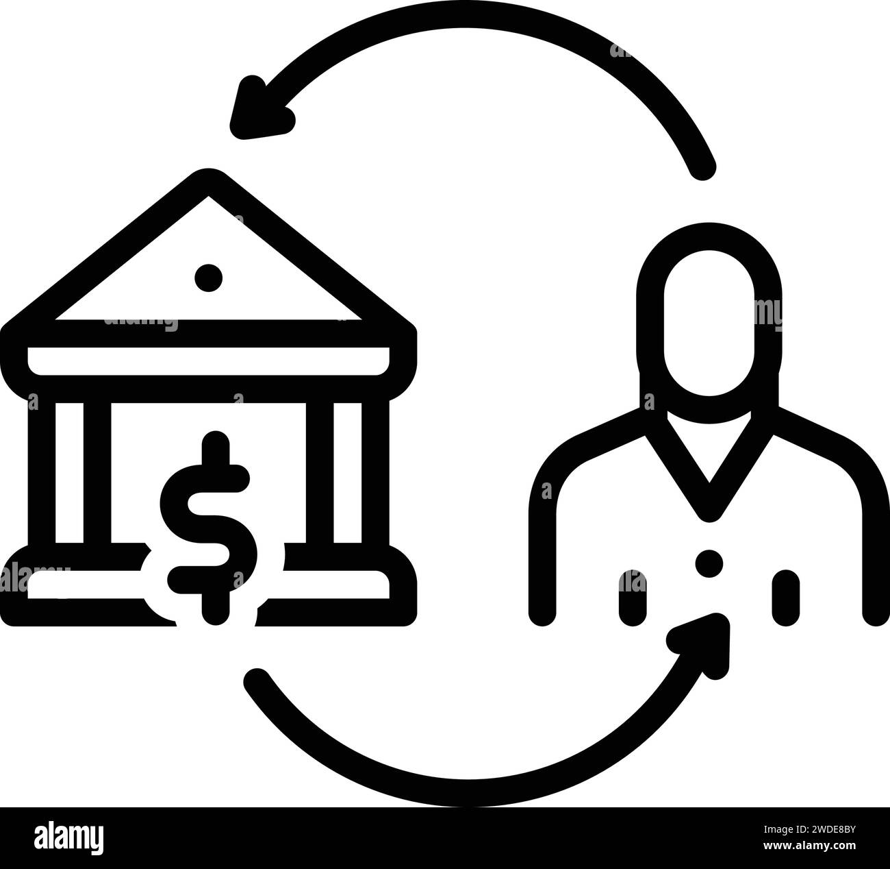 Icon for transaction,bank Stock Vector Image & Art - Alamy