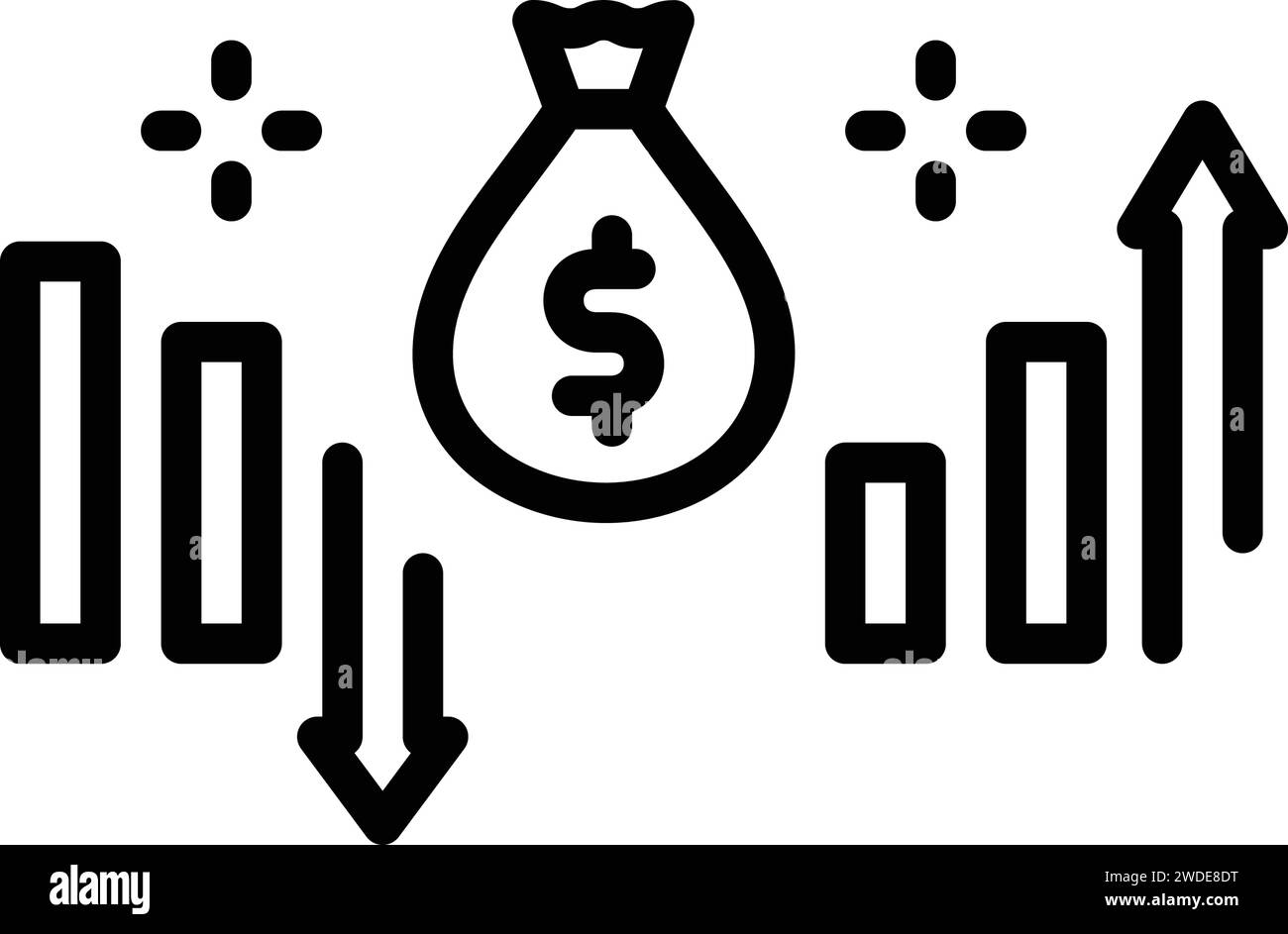 Icon for profit and loss,profit Stock Vector Image & Art - Alamy