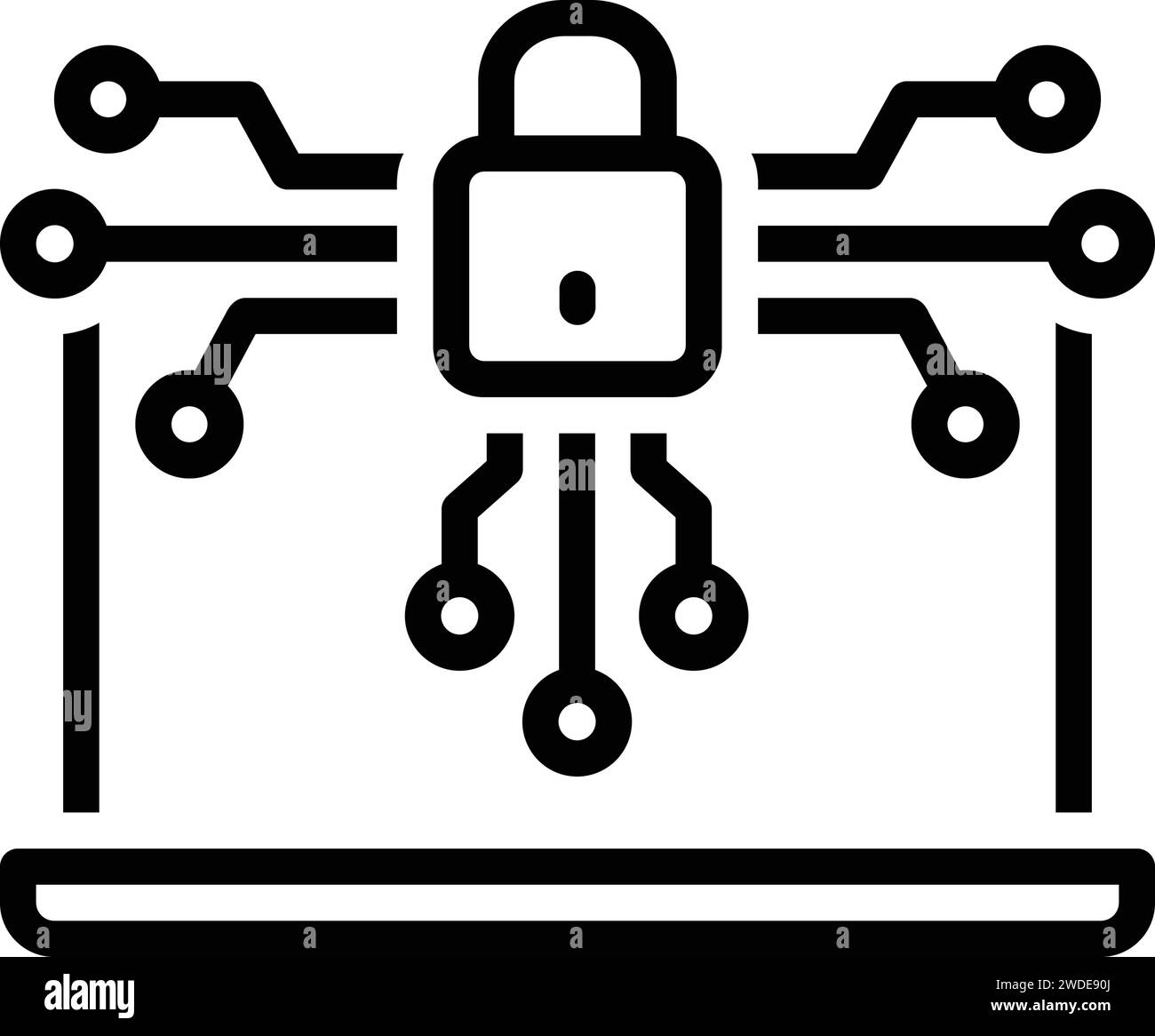 Cyber security Black and White Stock Photos & Images - Alamy