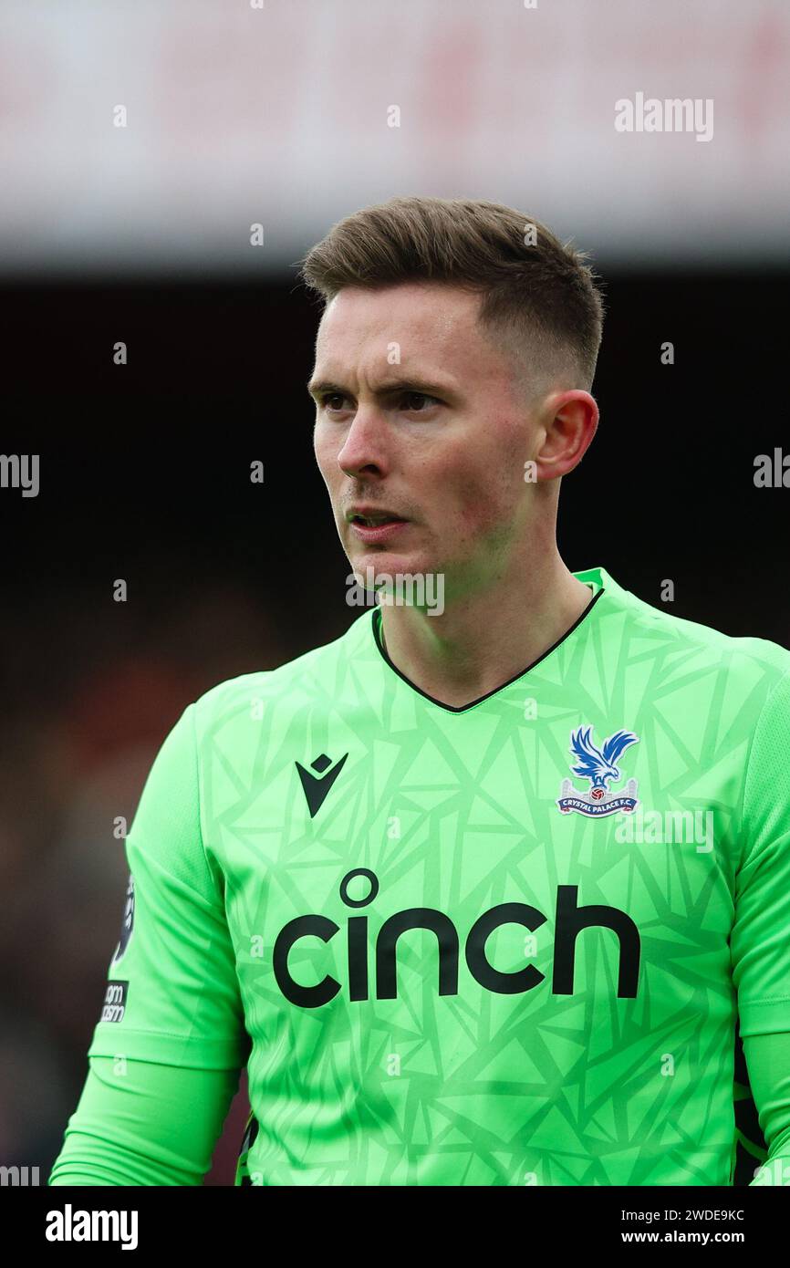 LONDON, UK - 20th Jan 2024: Dean Henderson of Crystal Palace looks on ...
