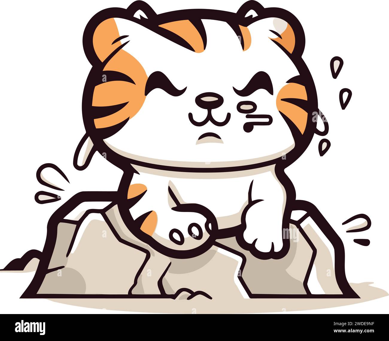 Tiger crying hi-res stock photography and images - Alamy