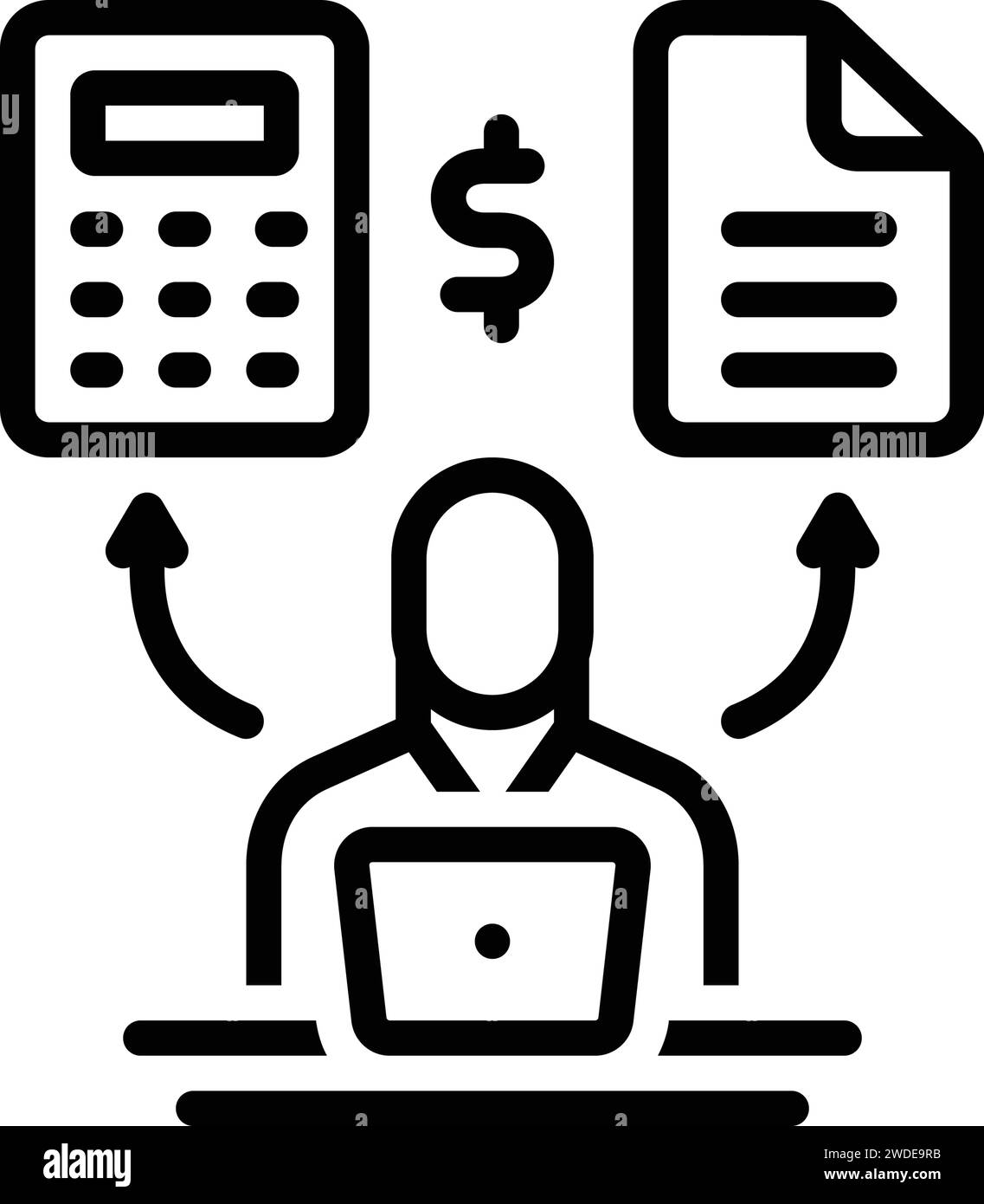 Accountant silhouette Stock Vector Images - Alamy Accountant silhouette Stock Vector Images - Alamy