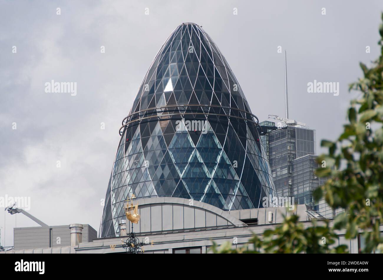 The Gherkin building in London Stock Photo - Alamy
