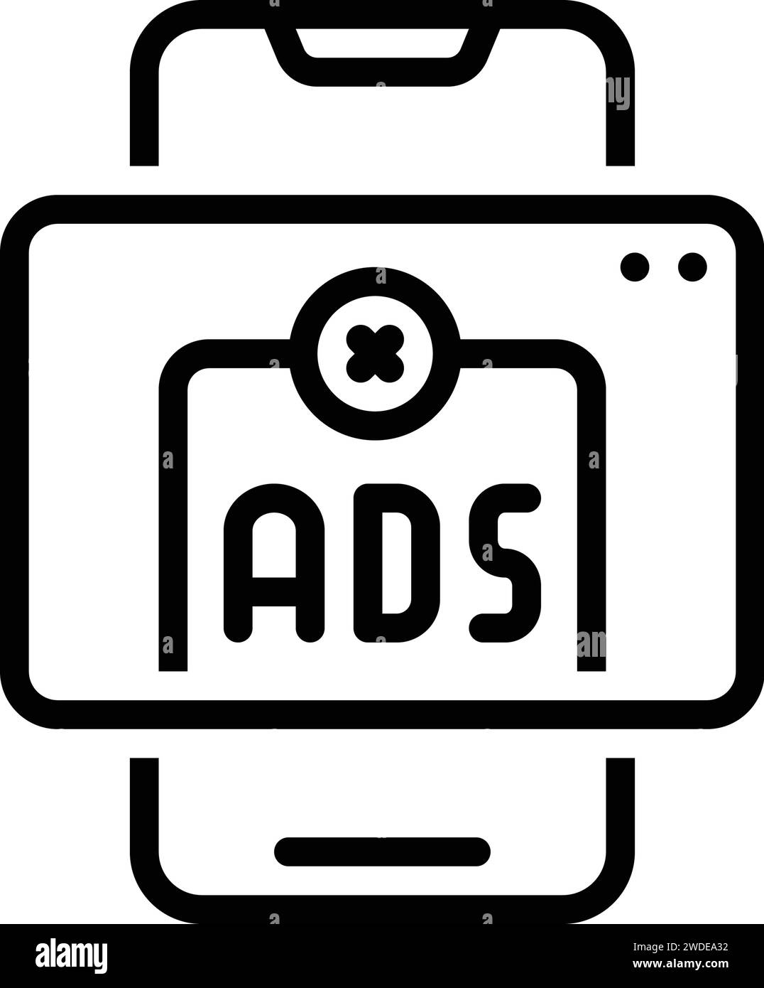 Icon for advertising,blurb Stock Vector Image & Art - Alamy