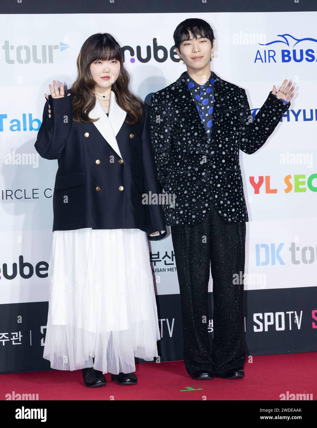 10 January 2024 - Busan, South Korea : South Korean K-Pop duet AKMU ...