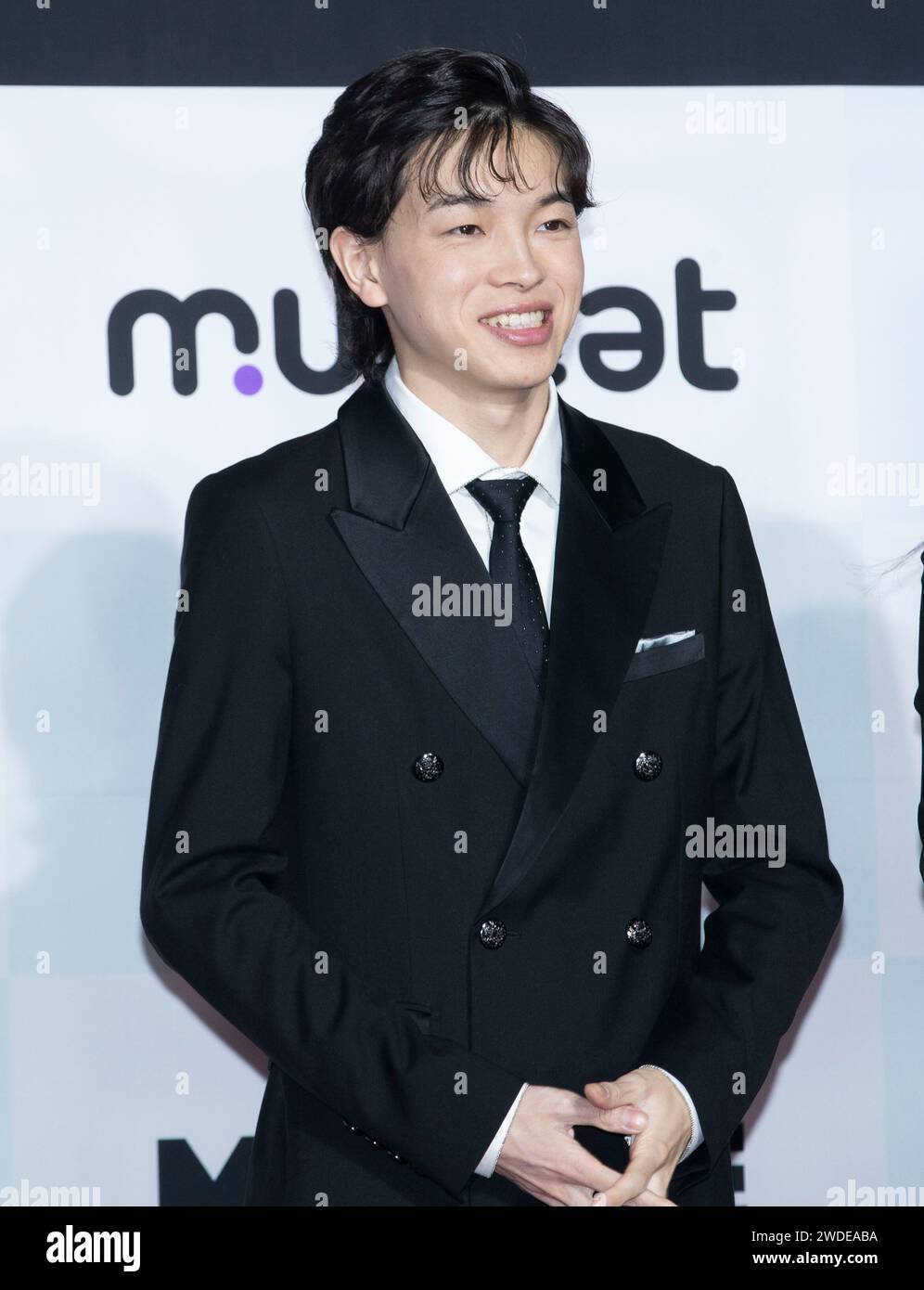 10 January 2024 - Busan, South Korea: Japanese singer imase, attend a ...