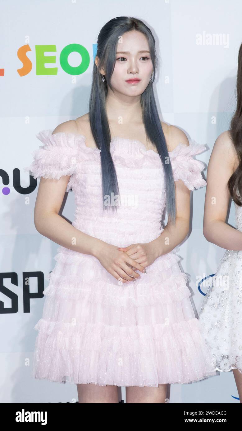 10 January 2024 - Busan, South Korea : Japanese Mako, Rio, Nina, Mayuka ...