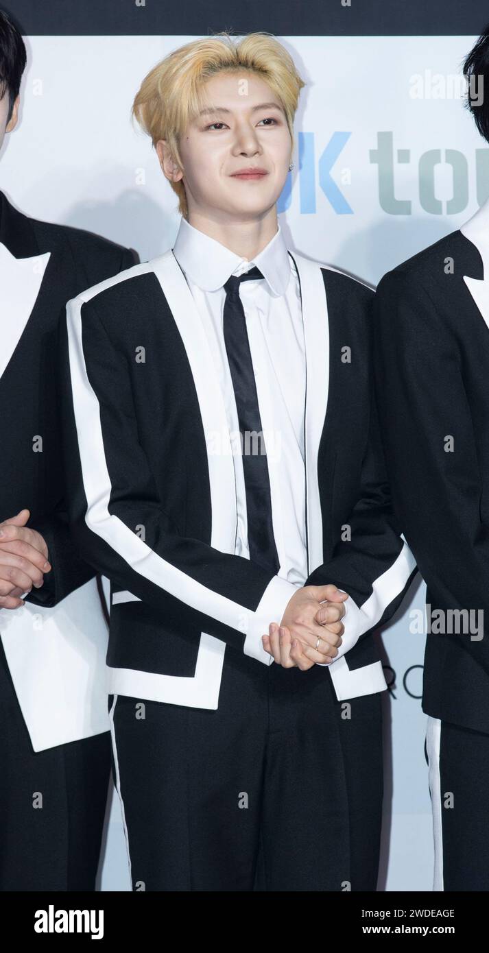 10 January 2024 - Busan, South Korea : South Korean K-Pop boys band ...