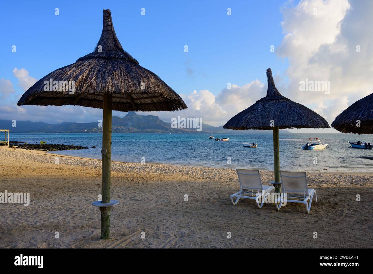 Preskil Island, Mauritius - October 25 2023: Beach on Preskil Island ...