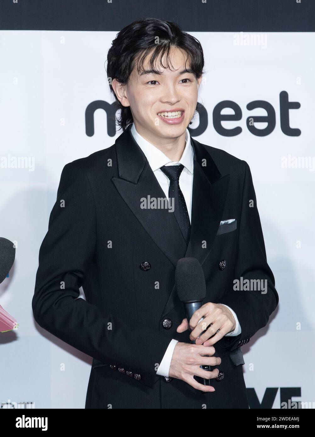 Busan, South Korea. 10th Jan, 2024. Japanese singer imase, attend a red ...