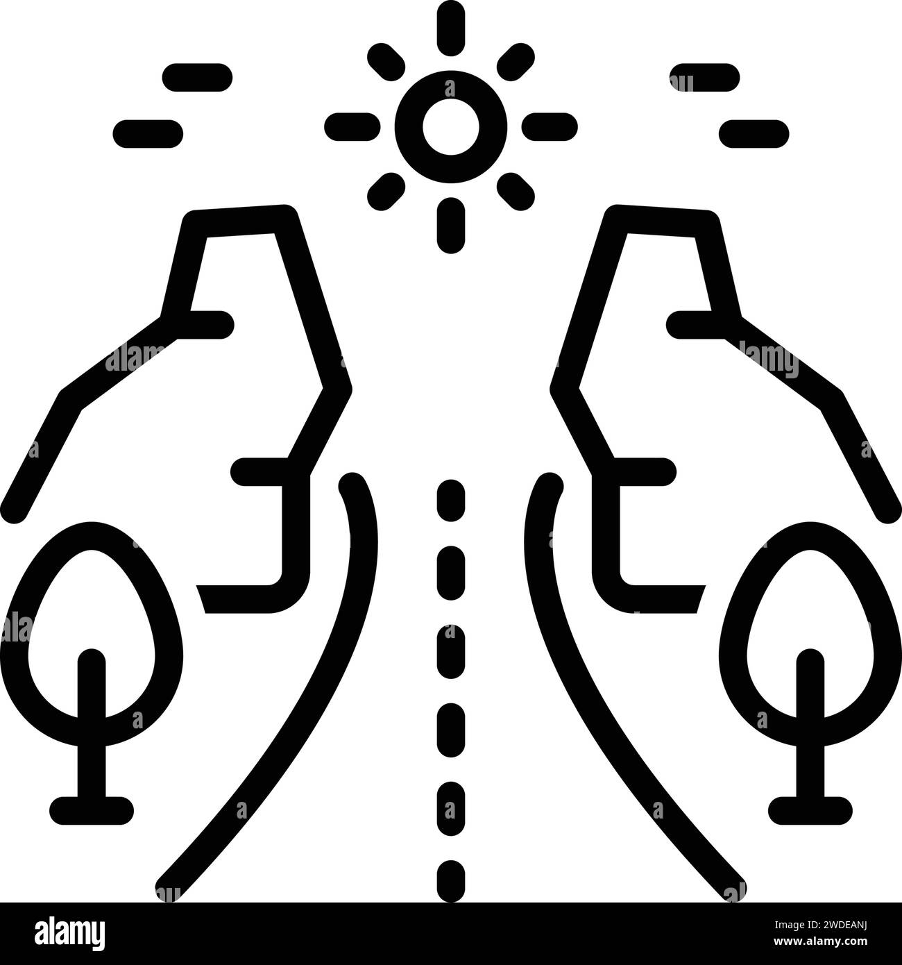 Icon for landscape,scenery Stock Vector Image & Art - Alamy