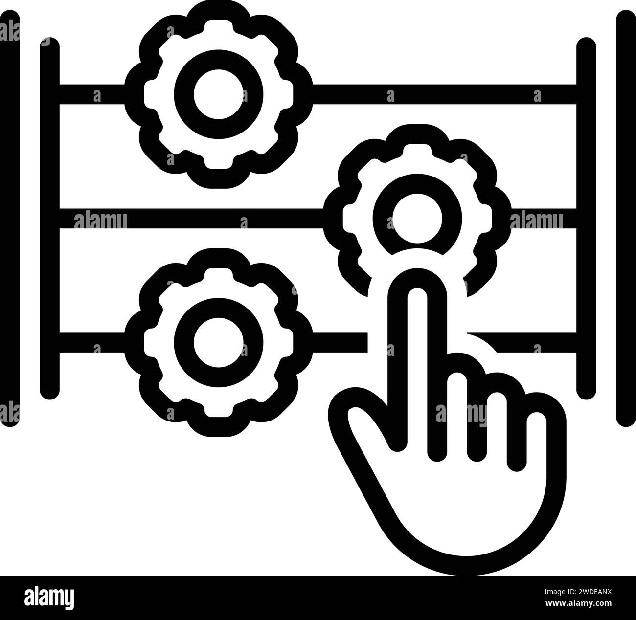 Adjust adjust setting Stock Vector Images - Alamy