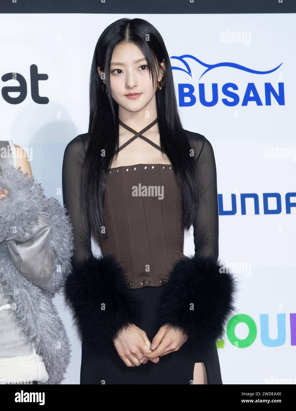 Busan, South Korea. 10th Jan, 2024. Julie from United States, Natty ...