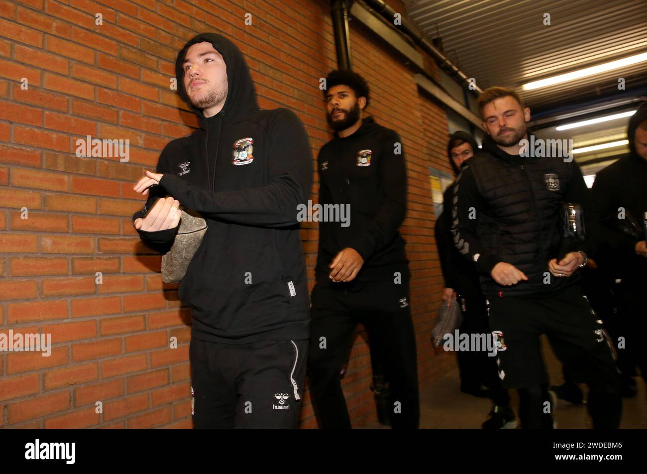 (left to right) Coventry City's Callum O'Hare, Ellis Simms and Matthew ...