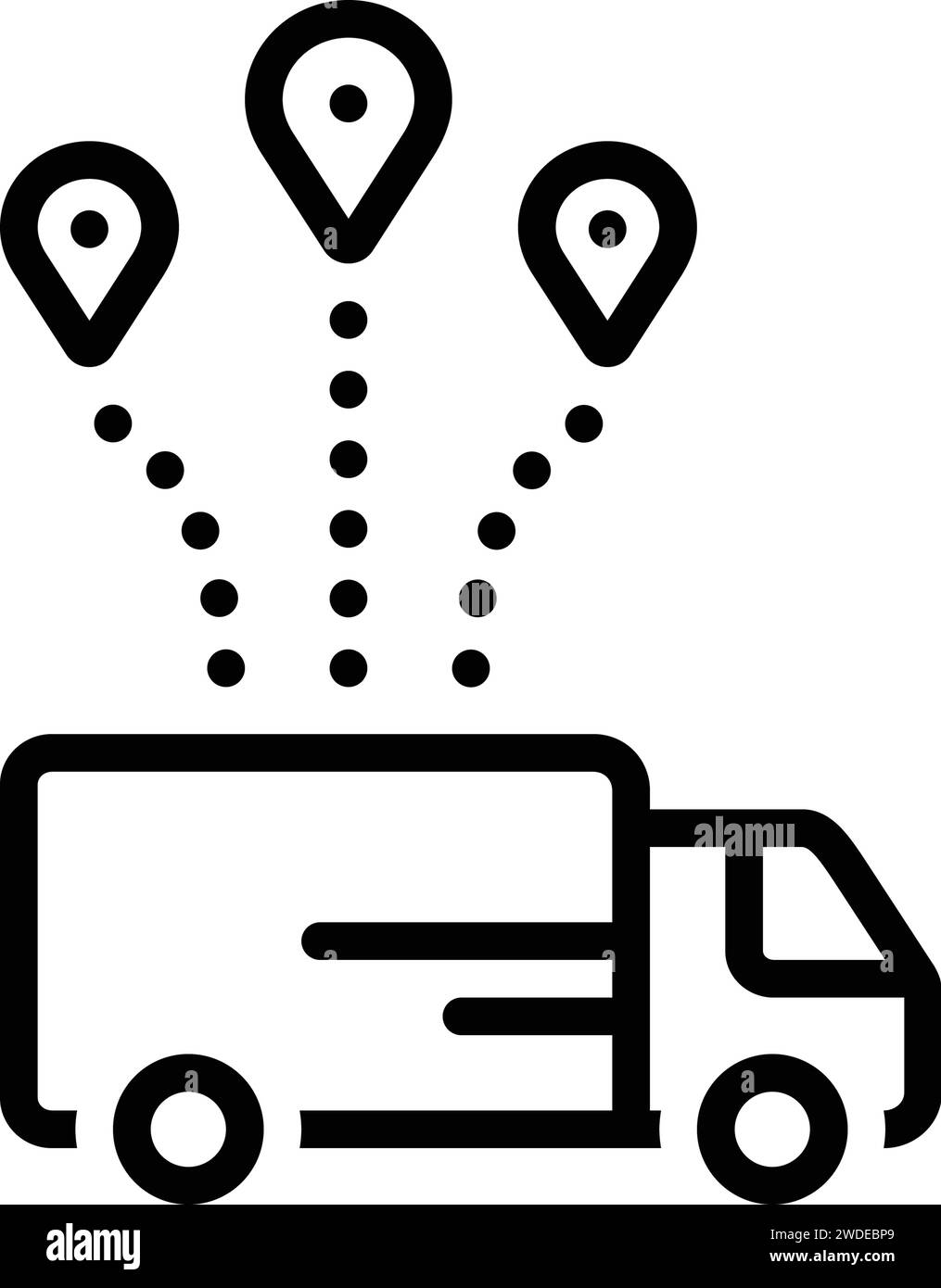 Icon for distribution,delivery Stock Vector Image & Art - Alamy