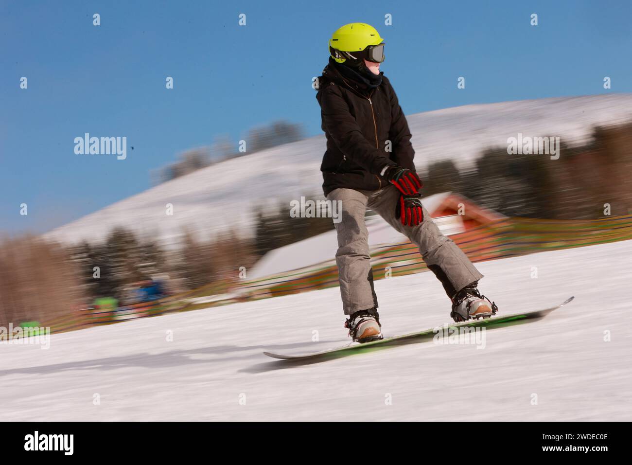 Braunlage, Germany. 20th Jan, 2024. Winter sports enthusiasts are out ...