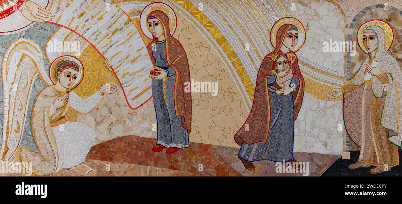 Basilica of the Blessed Virgin Of Ta Pinu in Gozo, Malta Stock Photo ...
