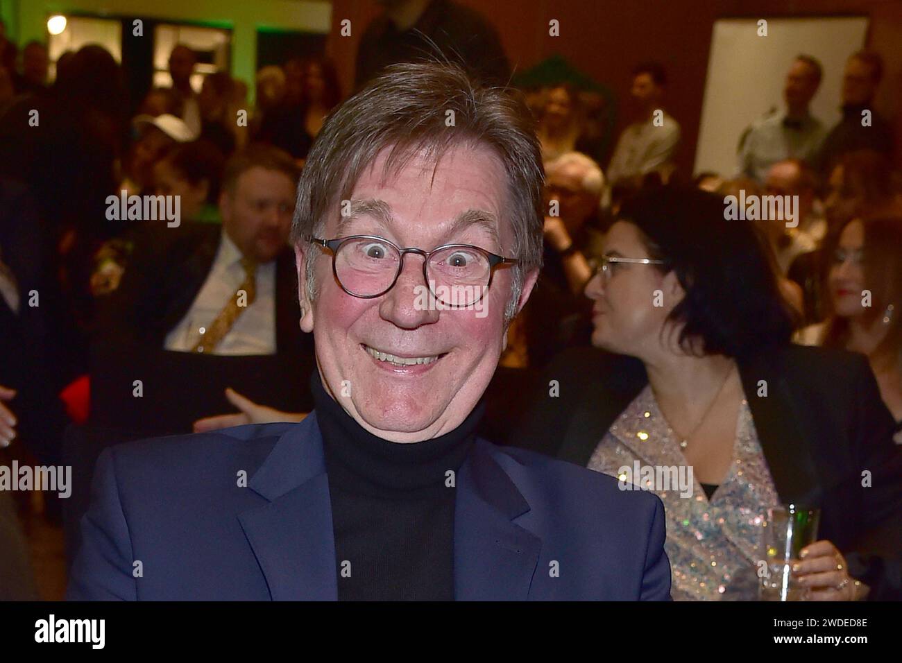 Arno Funke, genannt Dagobert Ankunft zum Public Viewing zum TV-Start ...