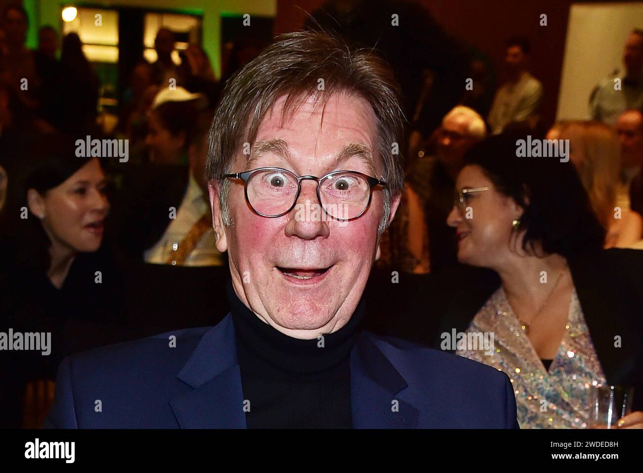 Arno Funke, genannt Dagobert Ankunft zum Public Viewing zum TV-Start ...