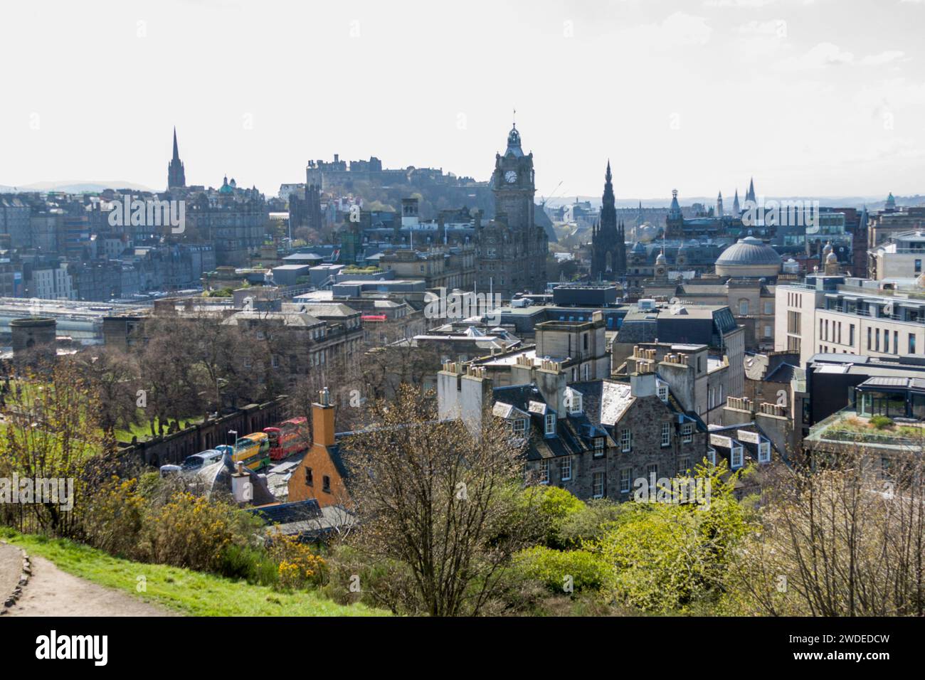 Edinburgh, Scotland, UK. 19th April, 2023. UK. The Edinburgh Skyline ...