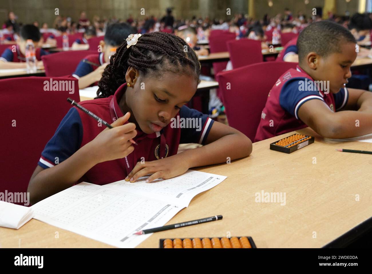 Bandung, Indonesia. 20th Jan, 2024. Contestants compete in the Third ...