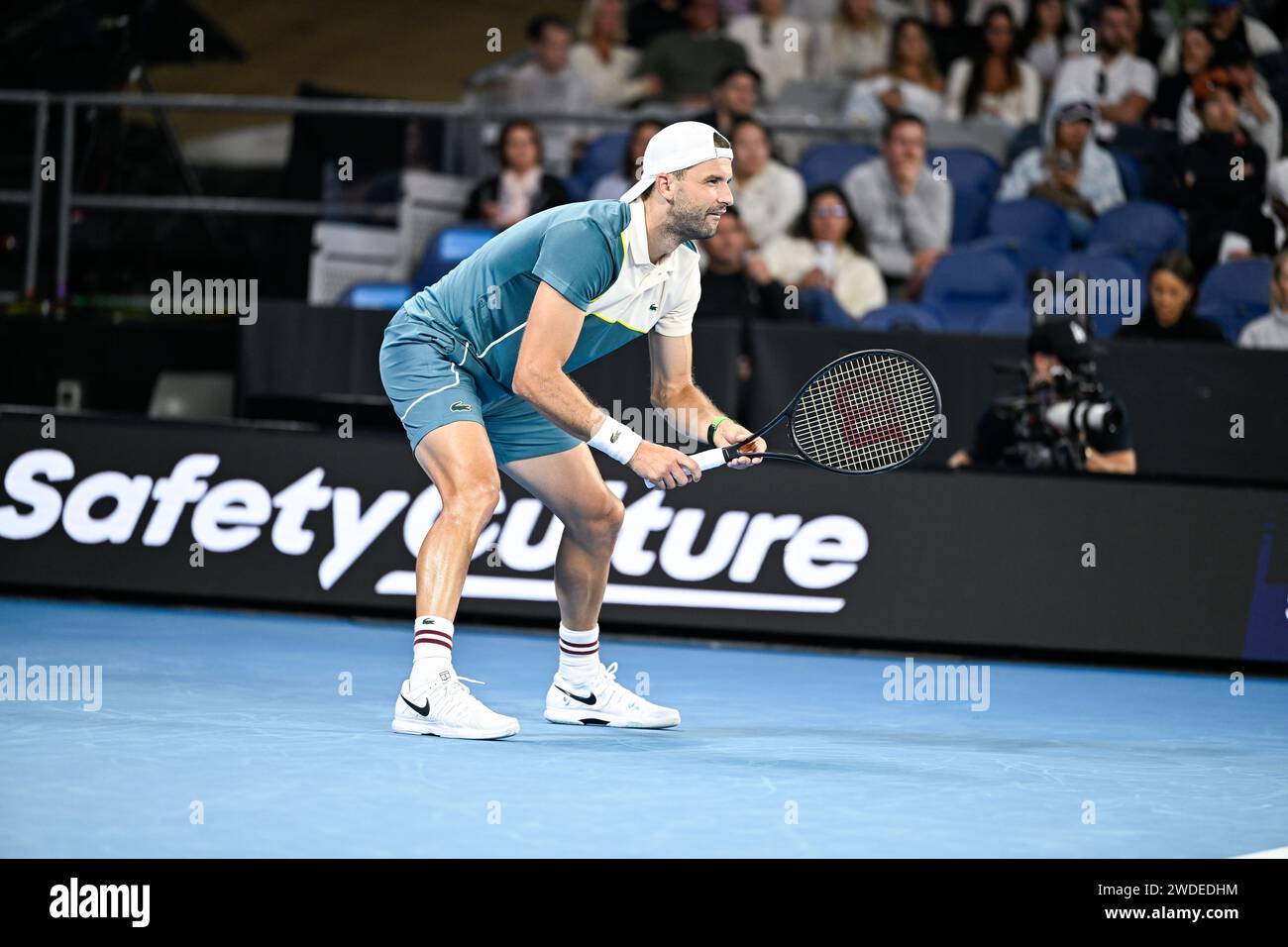 Paris, France. 18th Jan, 2024. Grigor Dimitrov during the Australian ...