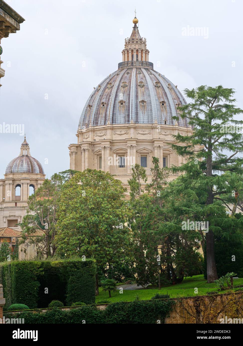 Dome of St Peter's basilica, Vatican city, Rome, Italy Stock Photo - Alamy