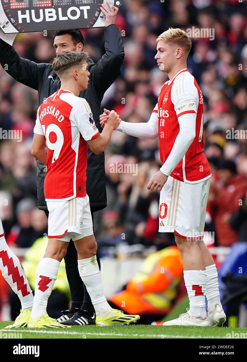 Emile smith rowe january 2024 hi-res stock photography and images - Alamy
