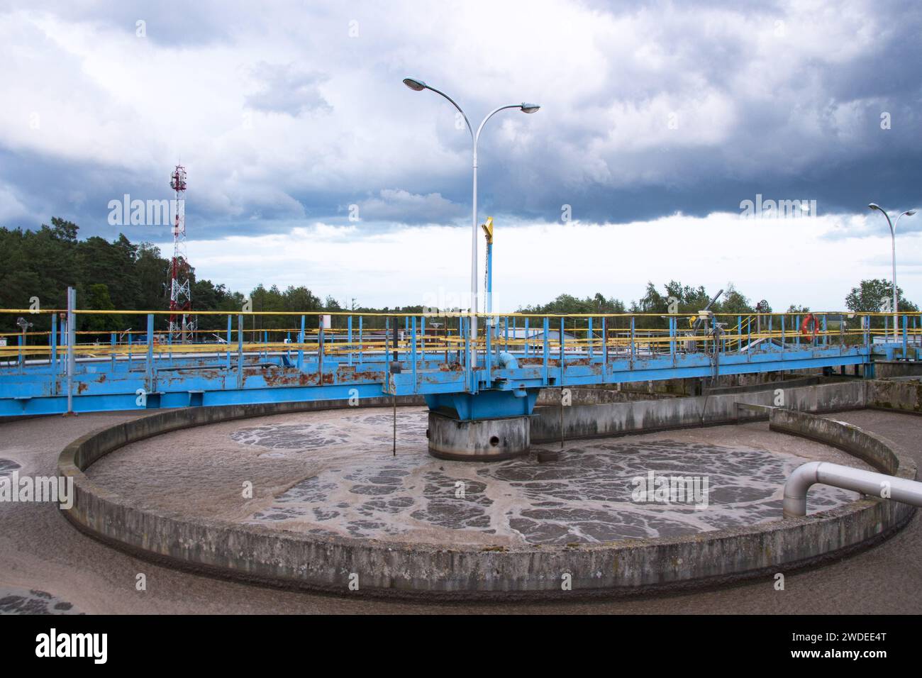 The Solid Contact Clarifier Tank type Sludge Recirculation process in ...