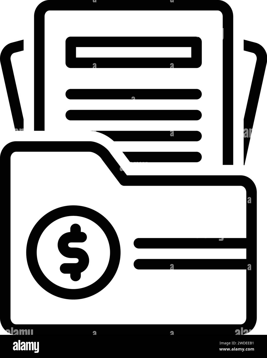 Icon for invoice,statement Stock Vector Image & Art - Alamy