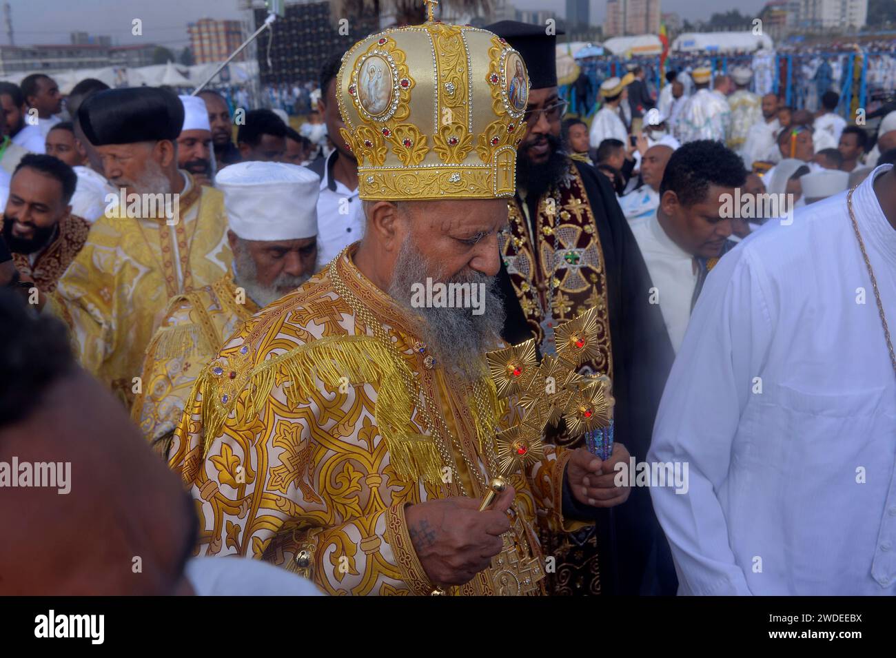 Faithful of Ethiopian Christians celebrate 'Ketera', the eve of ...
