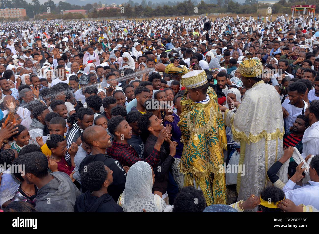 Faithful of Ethiopian Christians celebrate 'Ketera', the eve of ...