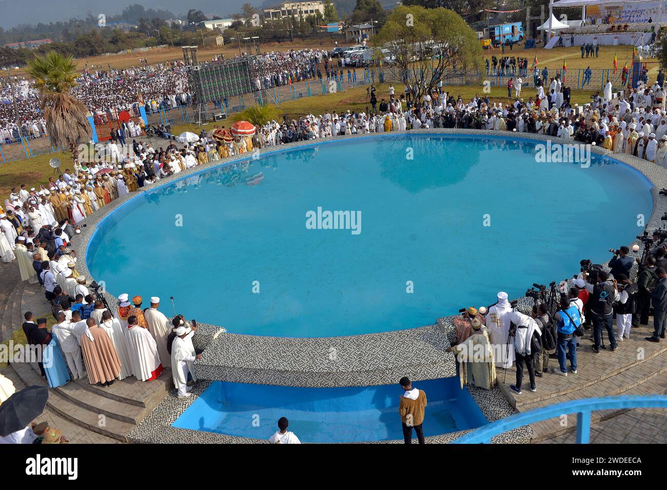 Faithful of Ethiopian Christians celebrate 'Ketera', the eve of ...