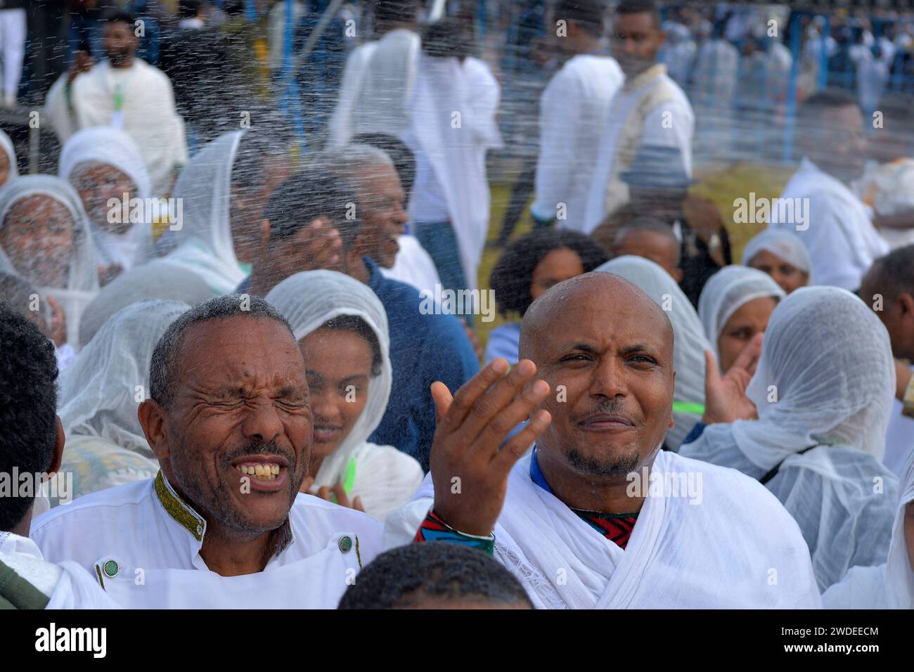 Faithful of Ethiopian Christians celebrate 'Ketera', the eve of ...