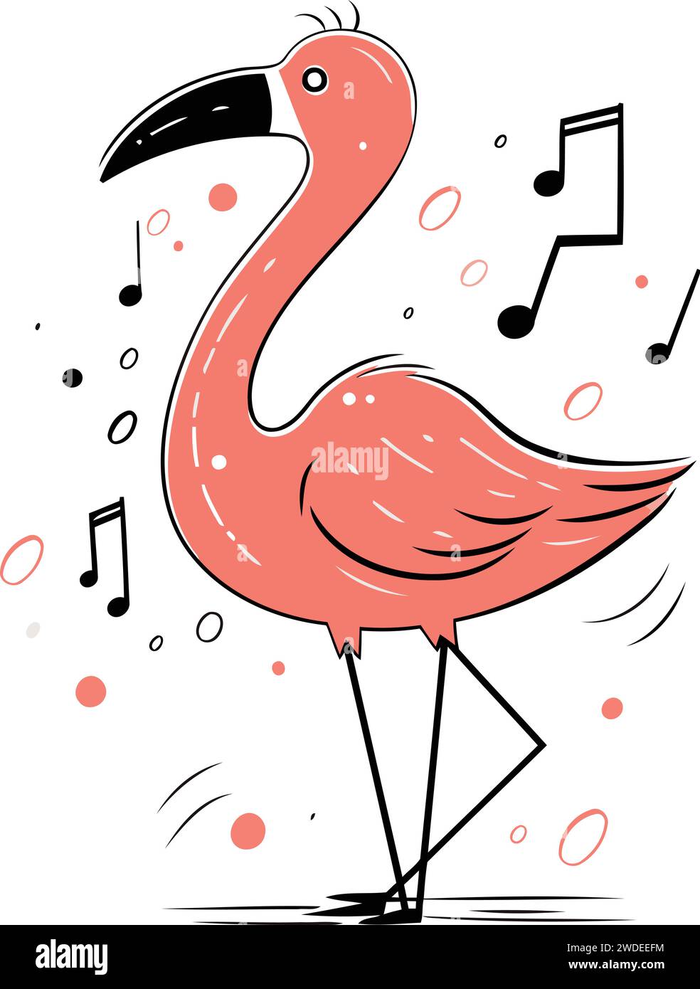 Flamingo music hi-res stock photography and images - Alamy