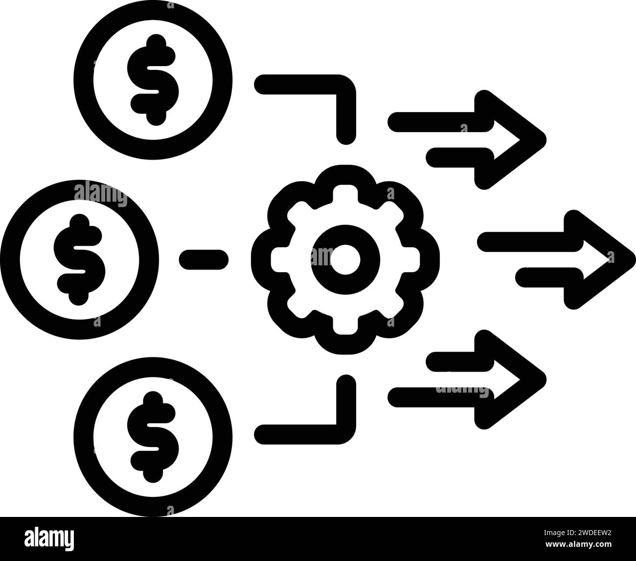 Icon for operational cost,operational Stock Vector Image & Art - Alamy