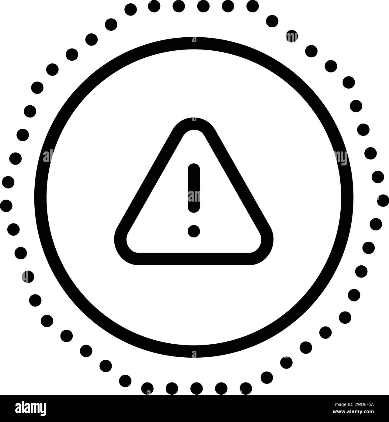 Icon for caution,alert Stock Vector Image & Art - Alamy