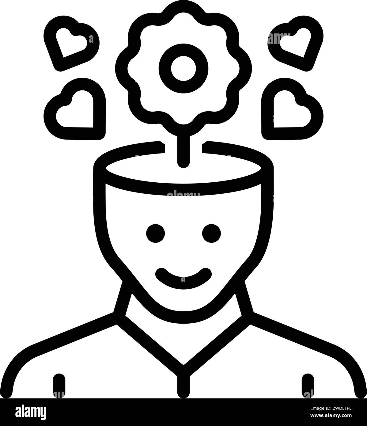 Icon for mindedness,open Stock Vector Image & Art - Alamy