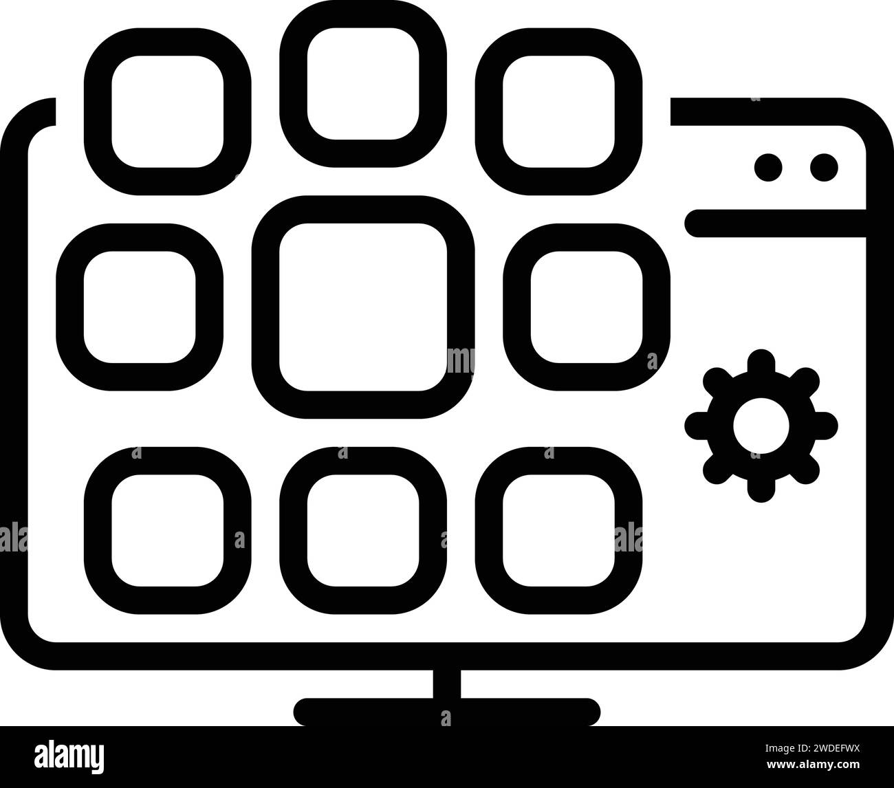 App usage Stock Vector Images - Alamy