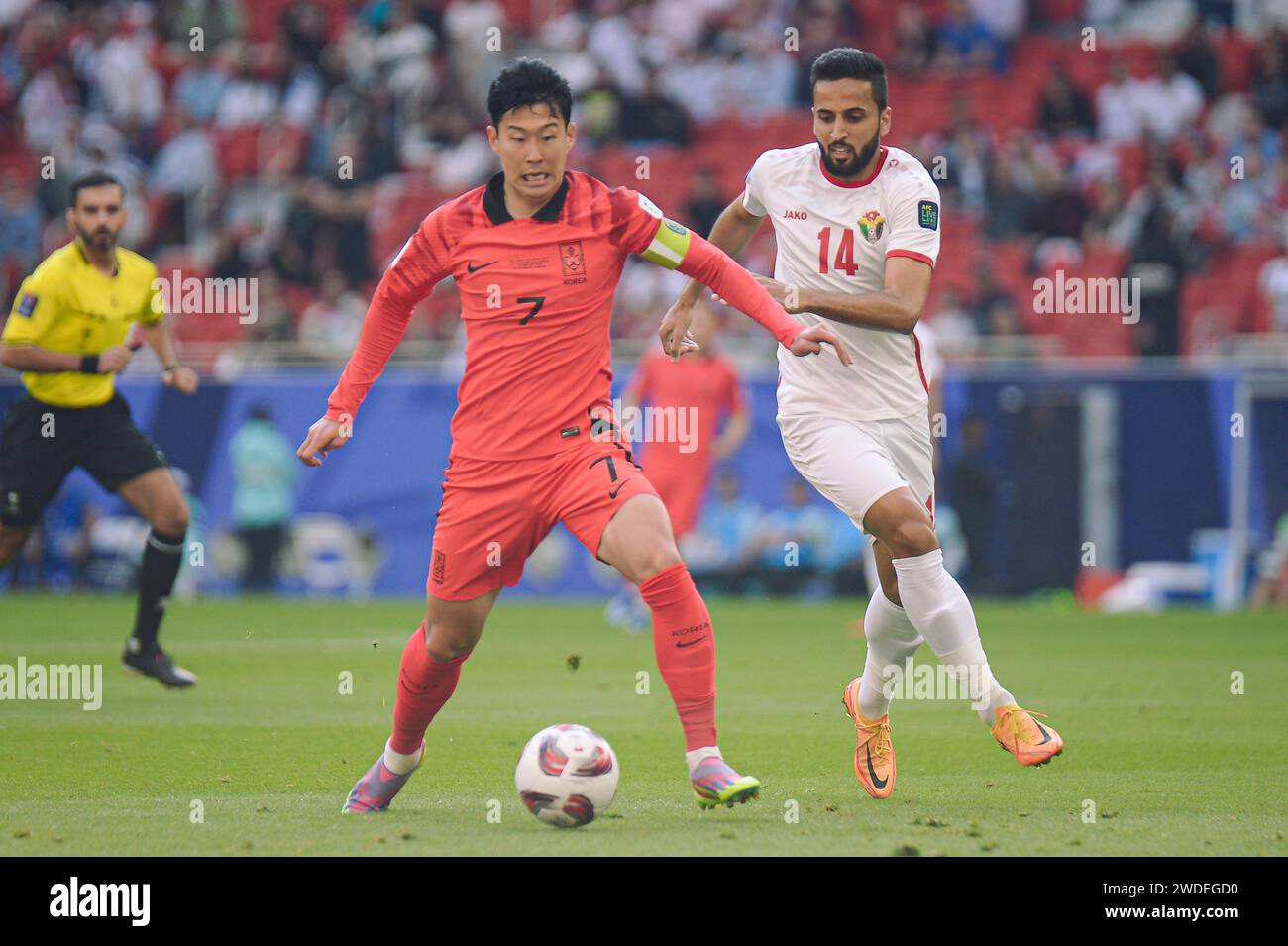 Doha, Qatar. 20 January, 2024. JORDAN VS KOREA REPUBLIC：Group E - AFC ...