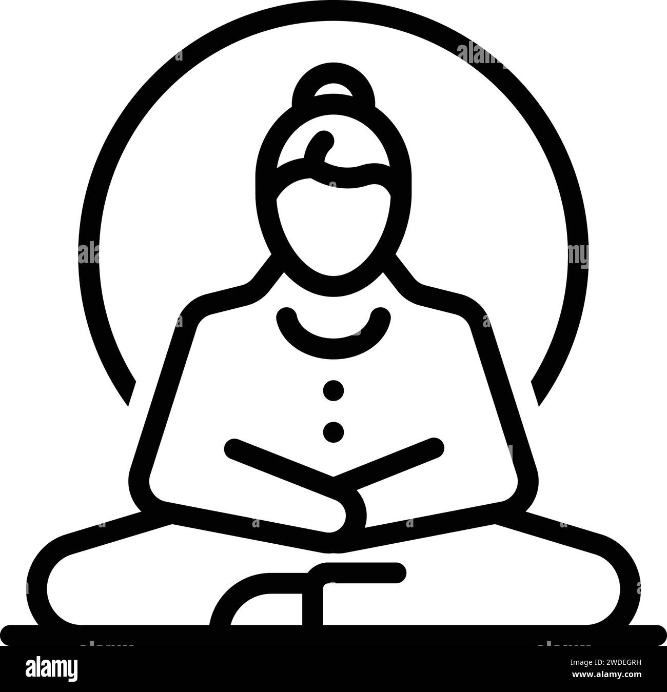 Peaceful calm calmness Stock Vector Images - Alamy