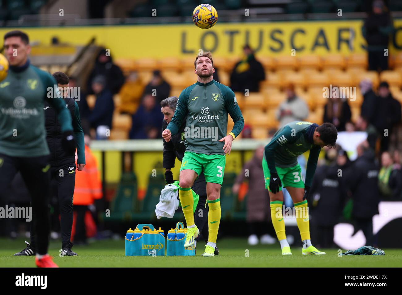 Carrow Road, Norwich, Norfolk, UK. 20th Jan, 2024. EFL Championship ...