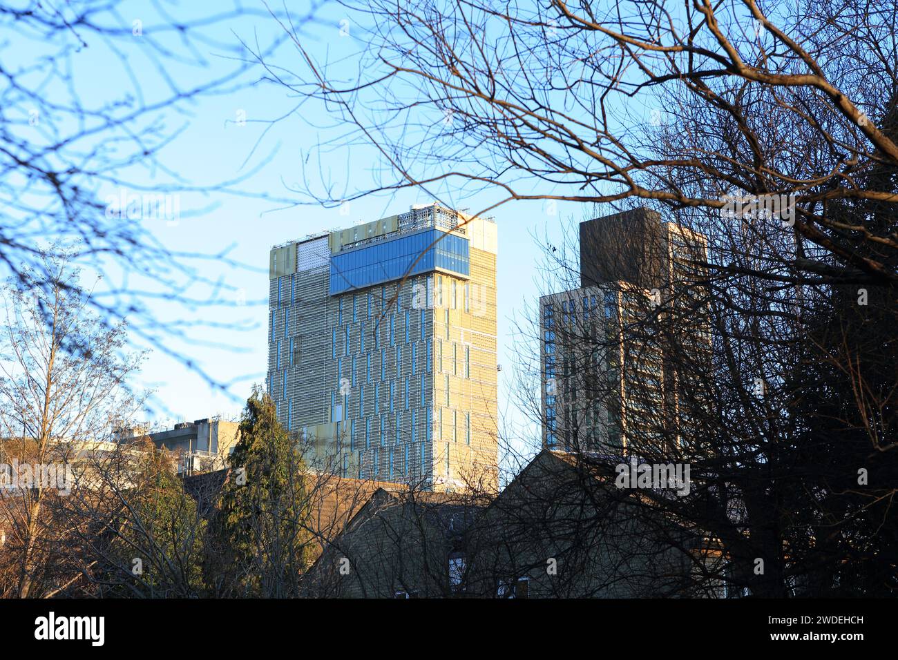 Victoria Square Development, Woking, Surrey, UK, with Hilton Hotel left ...